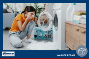 My washer keeps filling with water. What do I do?